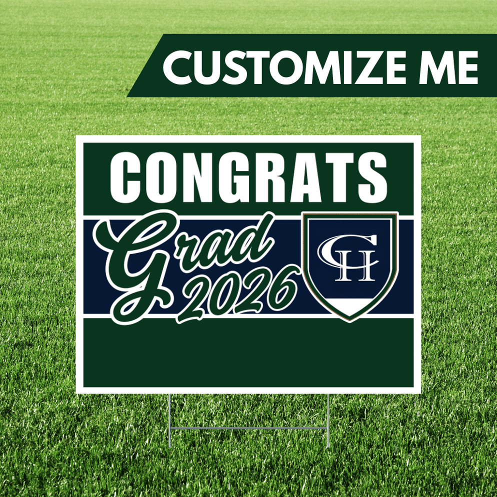 Copper Hills High School Custom Name Grad Yard Sign 24" x 18" | 1 ct ...